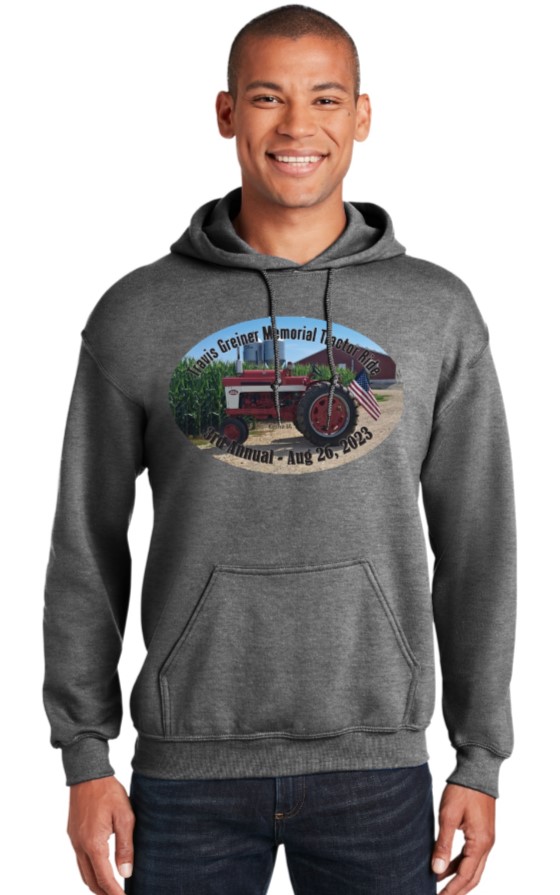 Gildan Hooded Sweatshirt w/ Travis Greiner Memorial Ride 2023 Printing