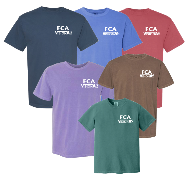 Comfort Unisex Garment-Dyed Heavyweight T-Shirt w/ Custom FCA Printed Logo
